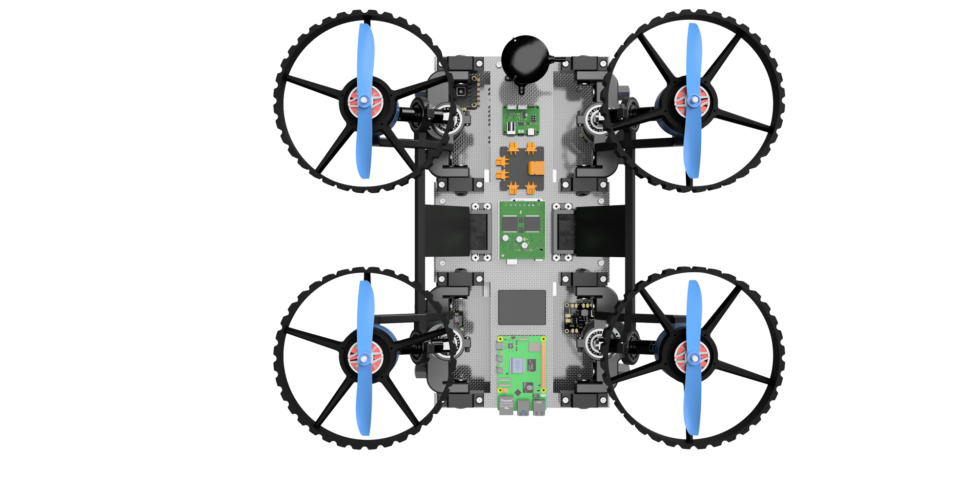 TransformerBot – Multi-Mission Ground/Drone Platform